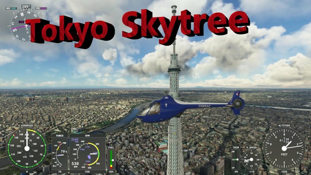MSFS 2020 - JAPAN: Tokyo (Helicopter tour) - La Vie Zine