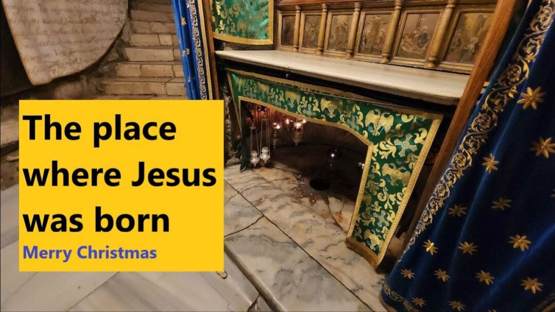 A tour of the place where Jesus was born for any Christian who cannot ...