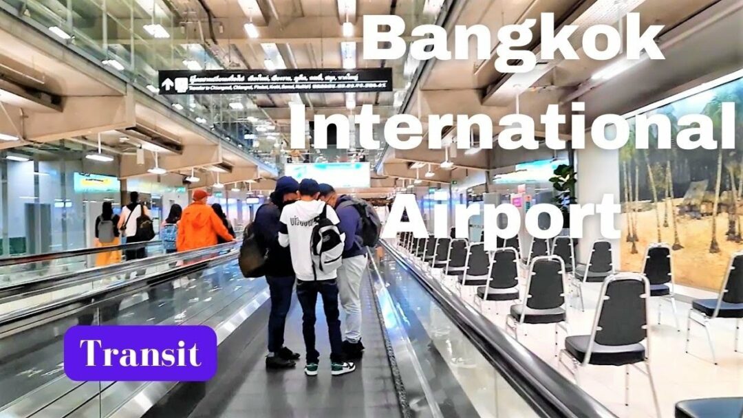 TRANSIT WALK AT BANGKOK AIRPORT |Terminal 1 Connection Flight Transfer ...