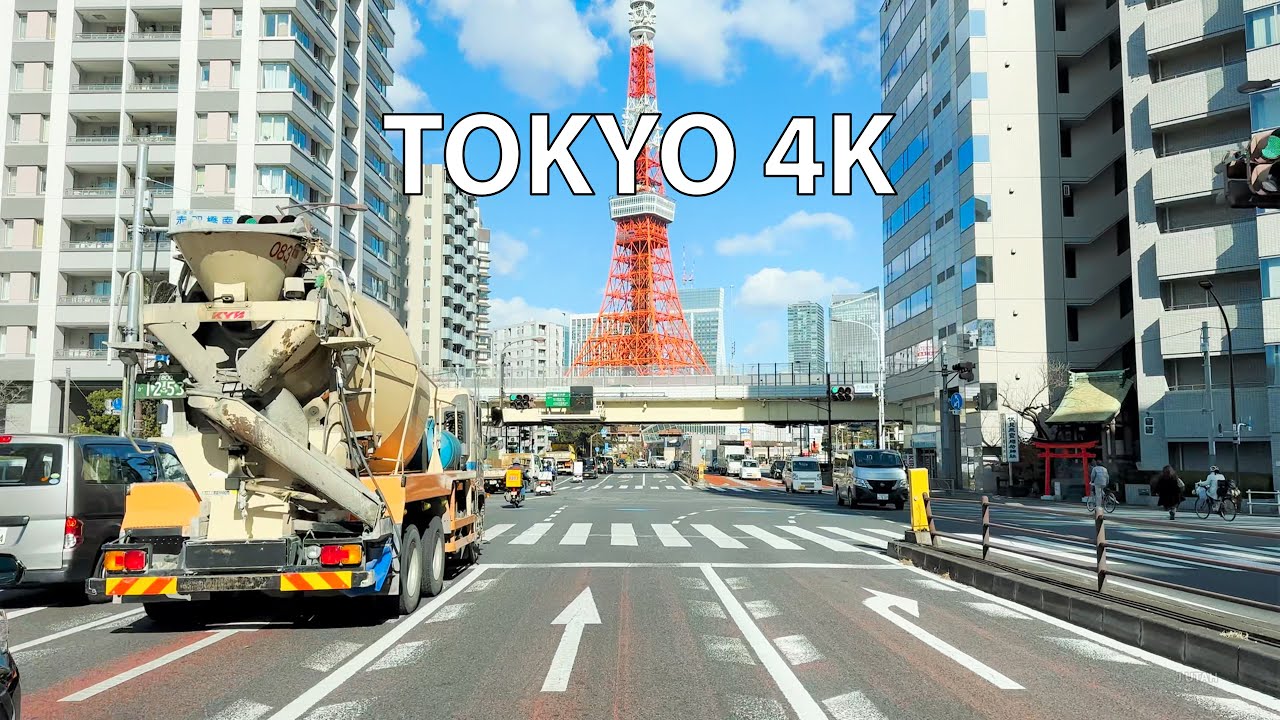 Tokyo 4K HDR - Driving Downtown - Tokyo Towers - La Vie Zine
