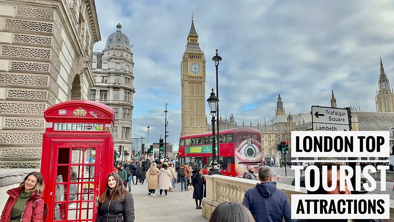 LONDON 4K HDR Tourist Walking Tour with Captions & Immersive Sound ...