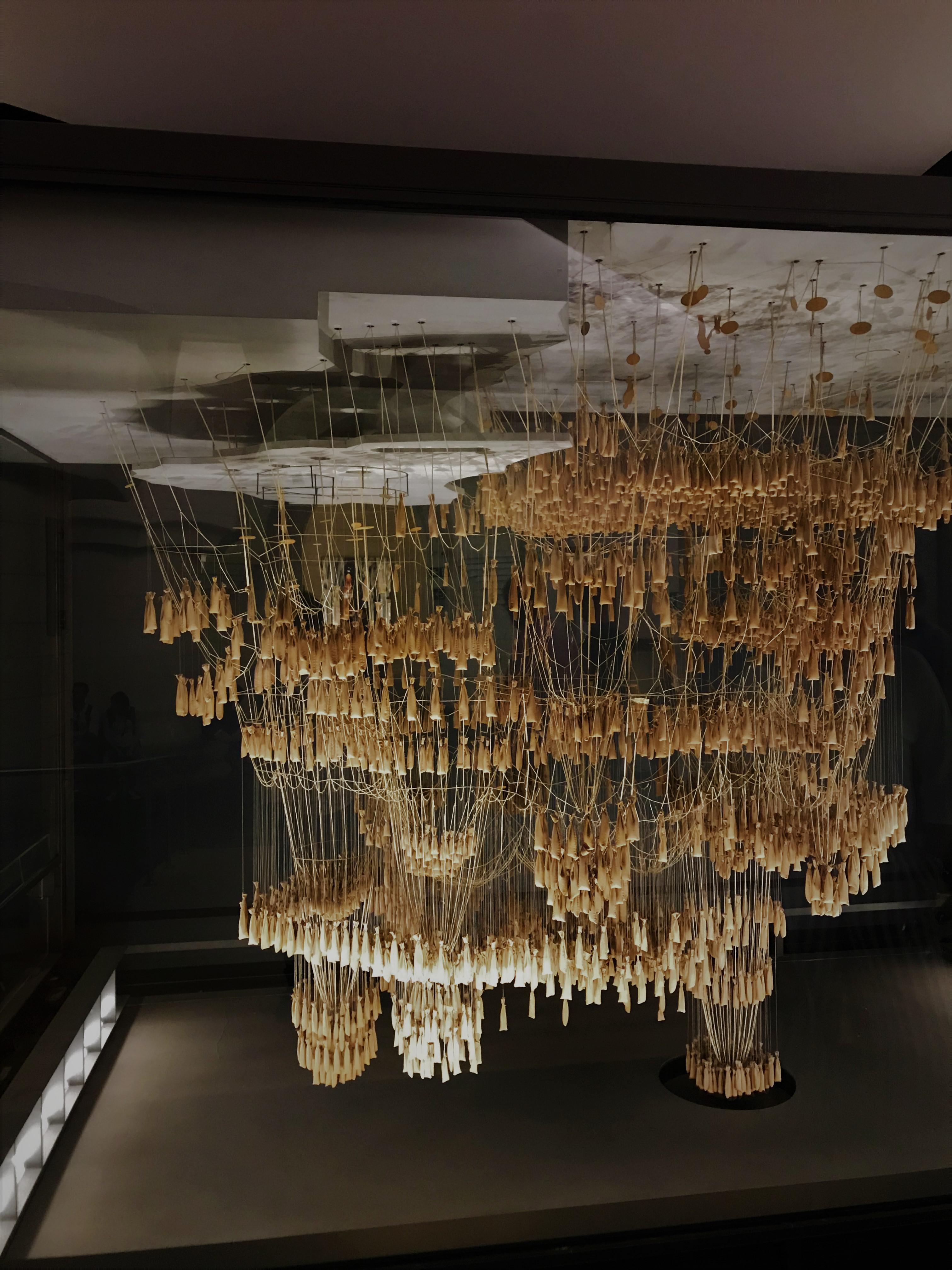 Antoni Gaudí's hanging model made of weighted strings - Gaudi used ...