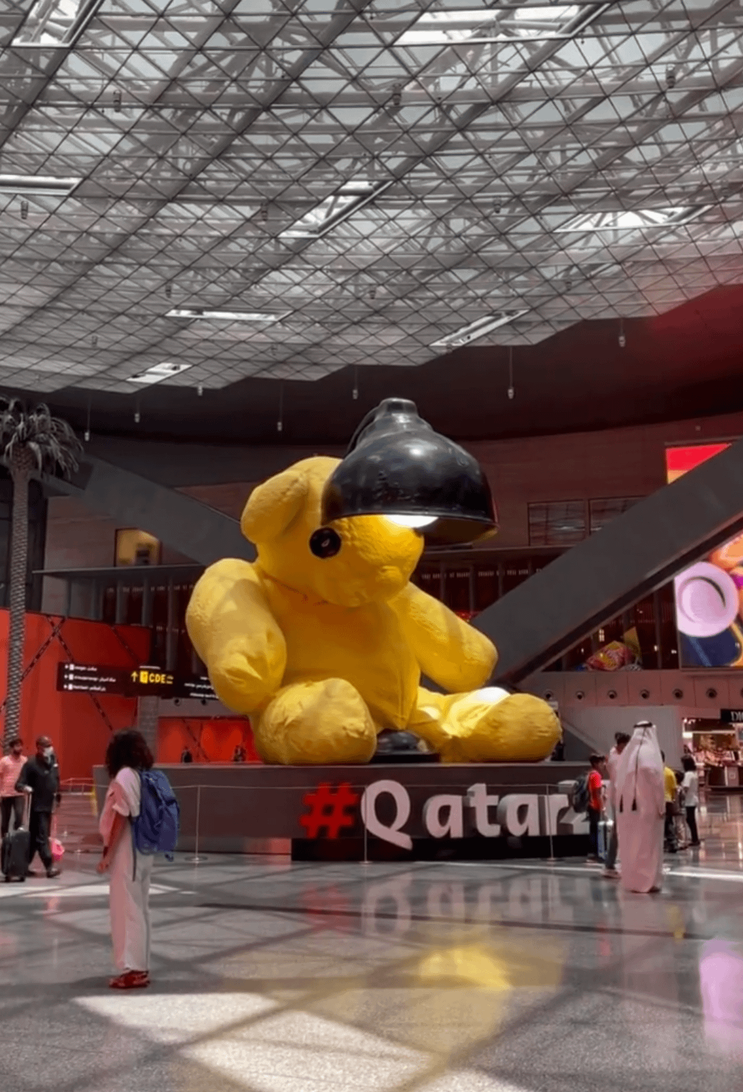 Life-sized KAWS Statue and more at Doha International Aeroport HIA - La ...