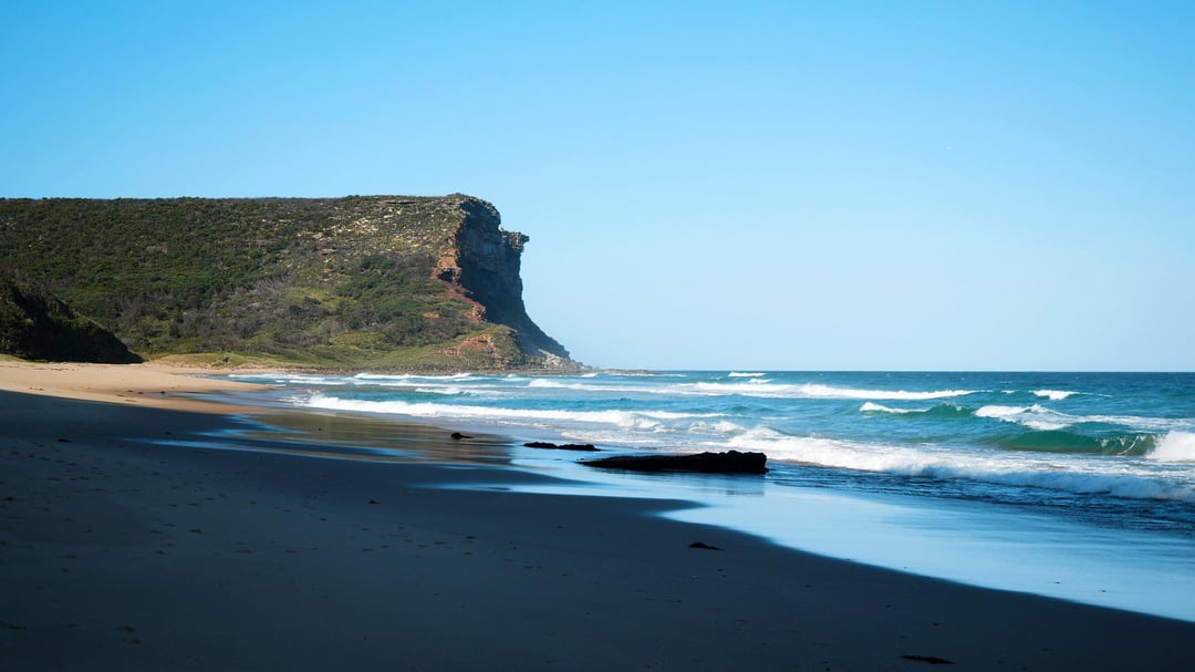 One of the highlights on the coast track in Royal National Park. Garie ...