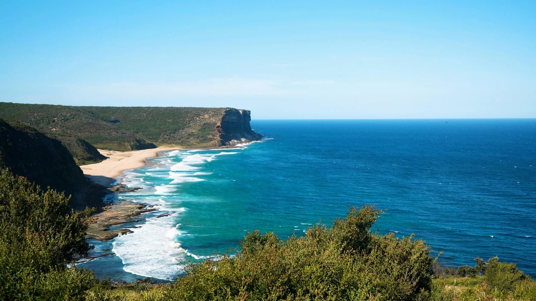 One of the highlights on the coast track in Royal National Park. Garie ...