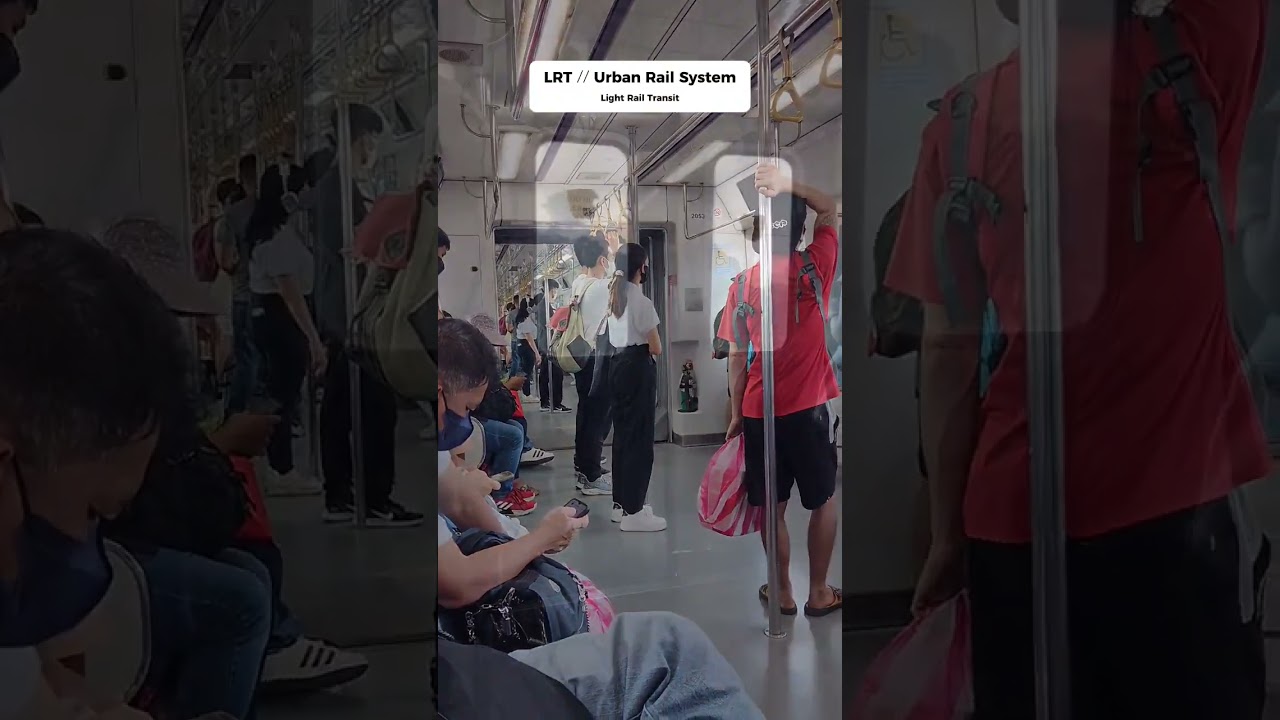 LRT 1 in Manila is known to be the 1st LRT system in Southeast Asia. #shorts #lrt #train # ...