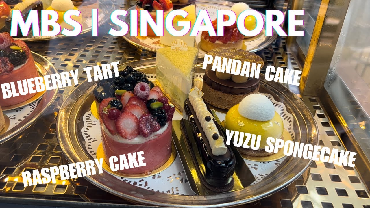 Great Pandan Cake & Macarons at TWG Tea Cafe at Marina Bay Sands ...