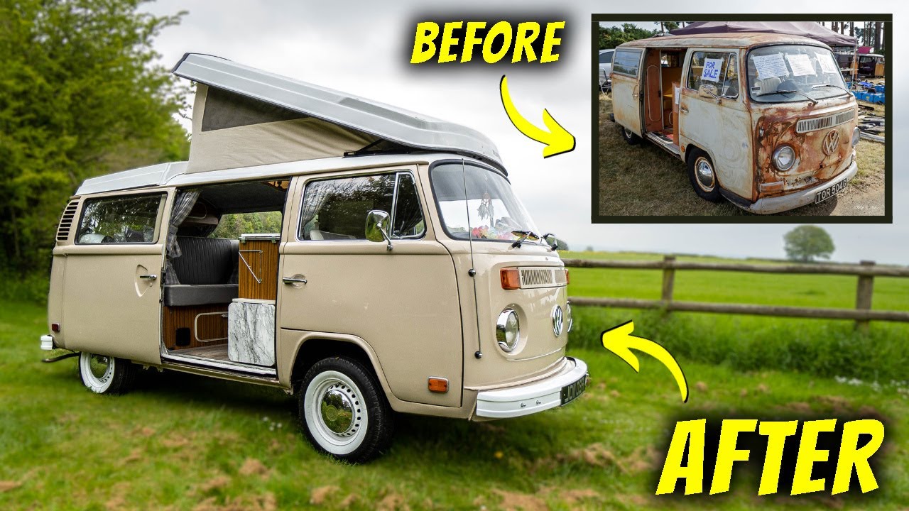 1972 RUSTY VW Campervan Restored Back to Life - La Vie Zine