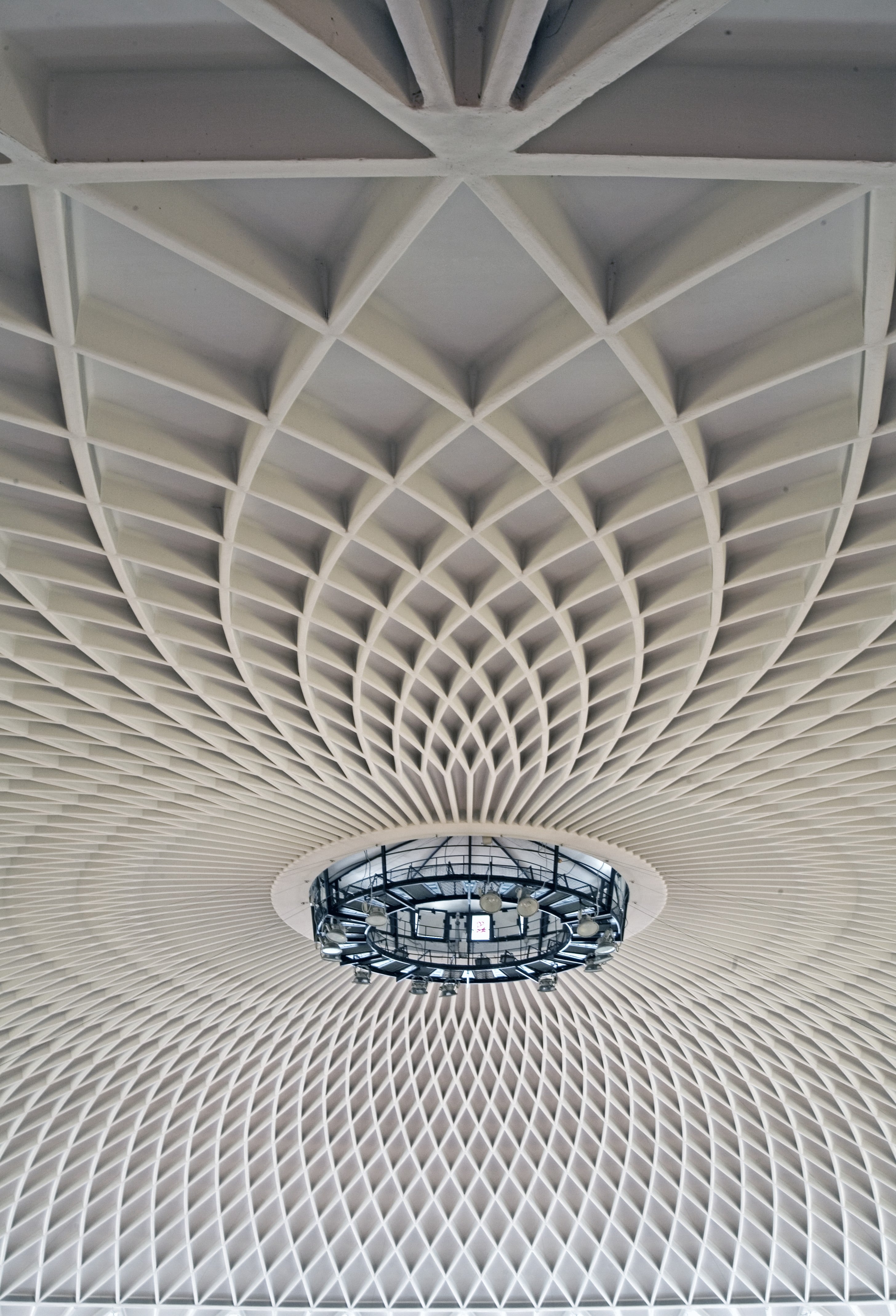 Concrete Dome of the Palazzetto dello Sport engineered by Pier Luigi ...