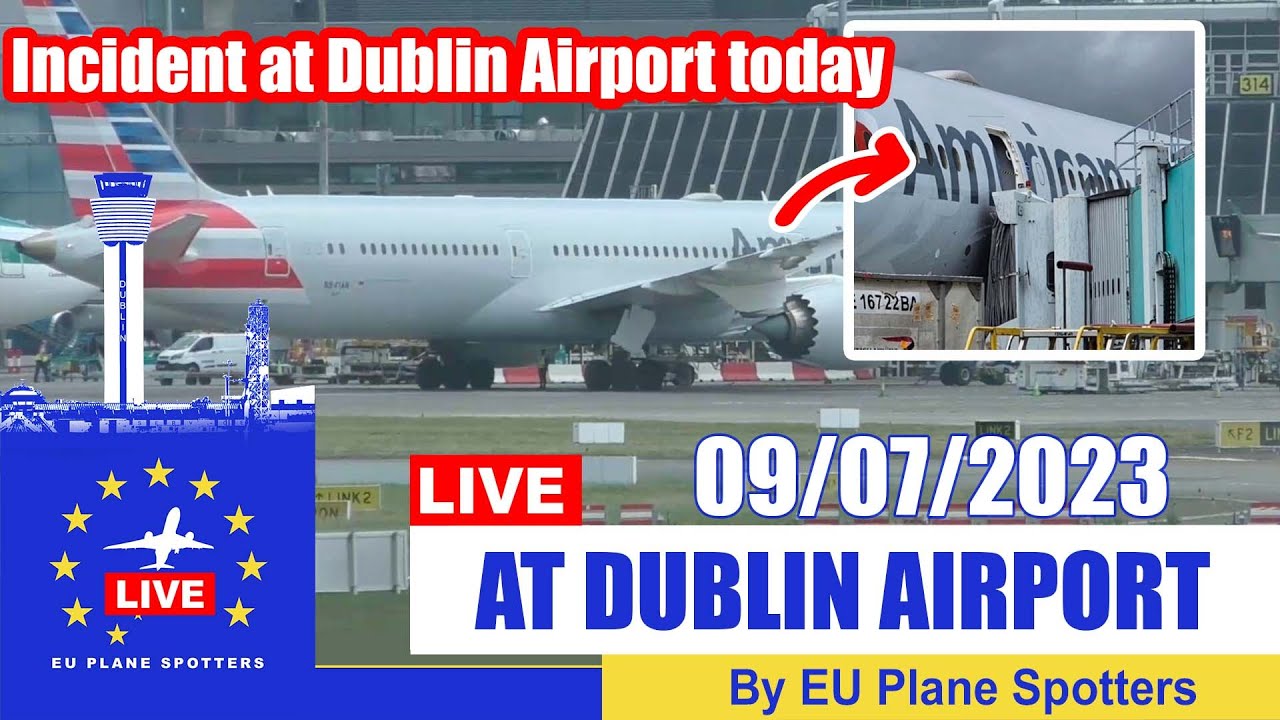 Incident at DUBLIN AIRPORT Jet bridge collapsed and ripped off the door ...