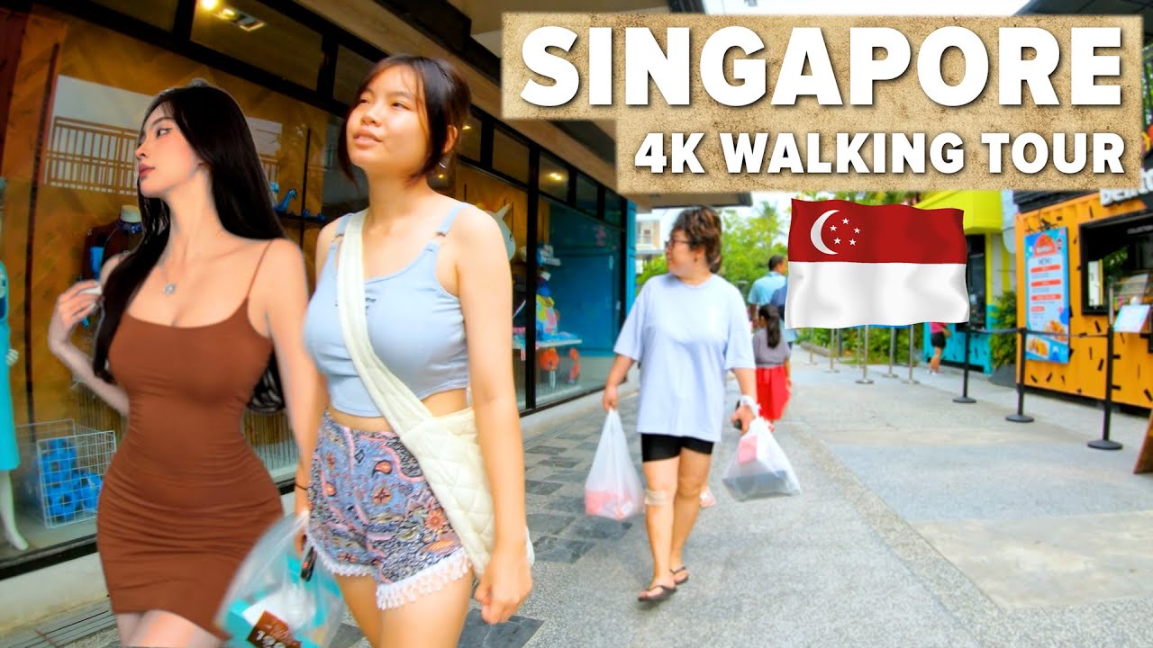 Sentosa Island, Singapore Walking Tour | 4K 60 fps - La Vie Zine