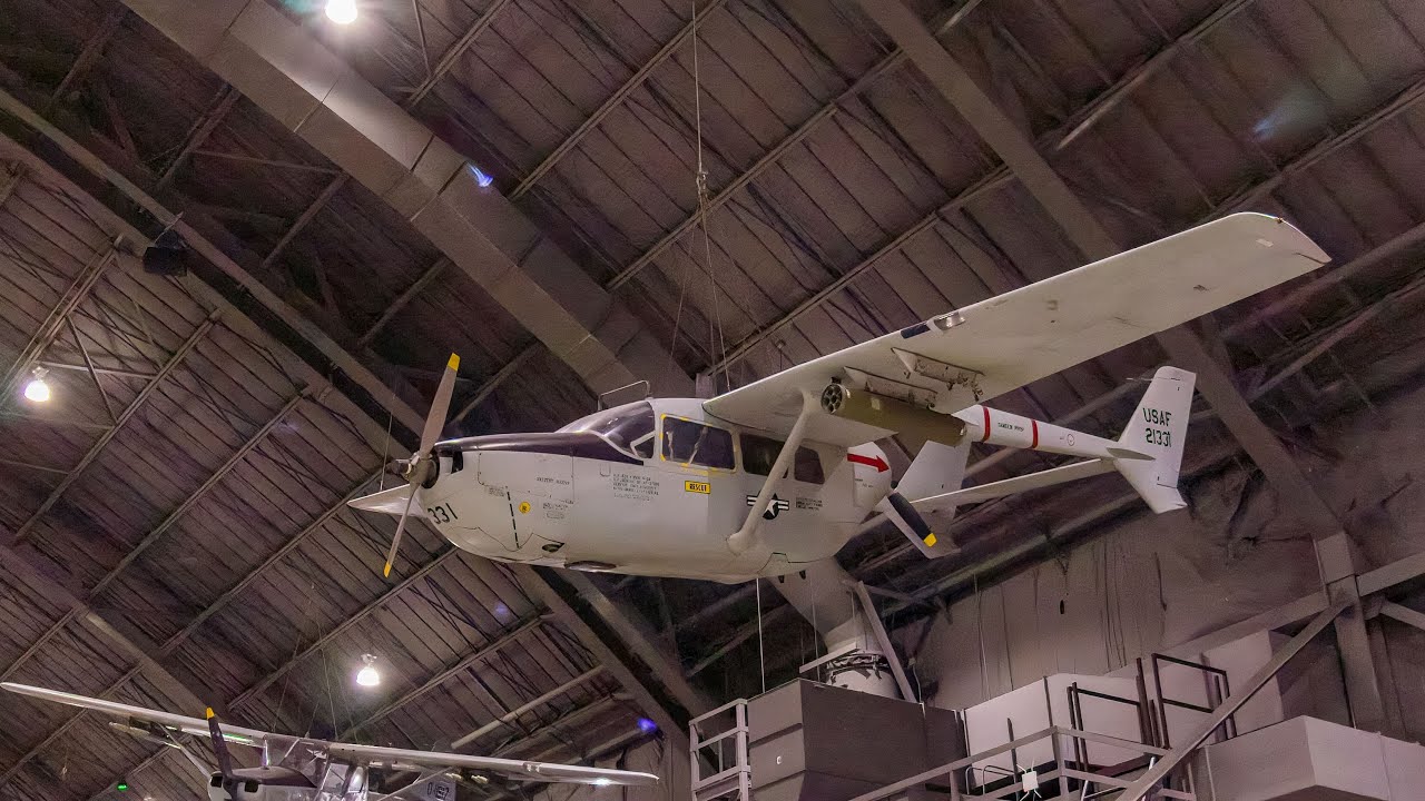 Observation aircraft exhibited at the National Museum of the U.S. Air ...