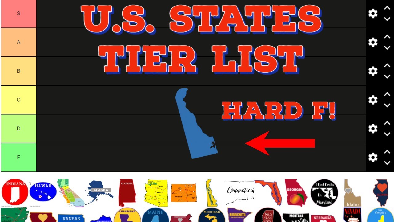 U.S. States Tier List - Traveler Ranks Every State in the USA ...