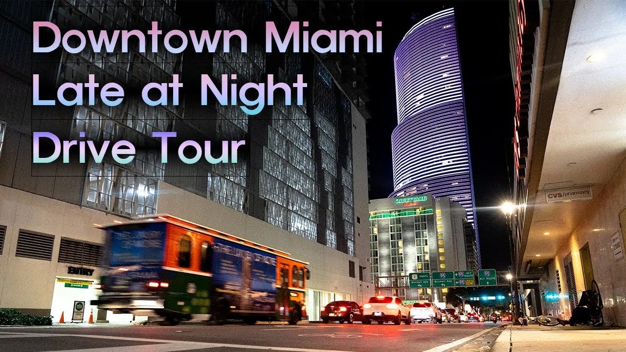 Night Drive Tour in Downtown Miami Florida - La Vie Zine
