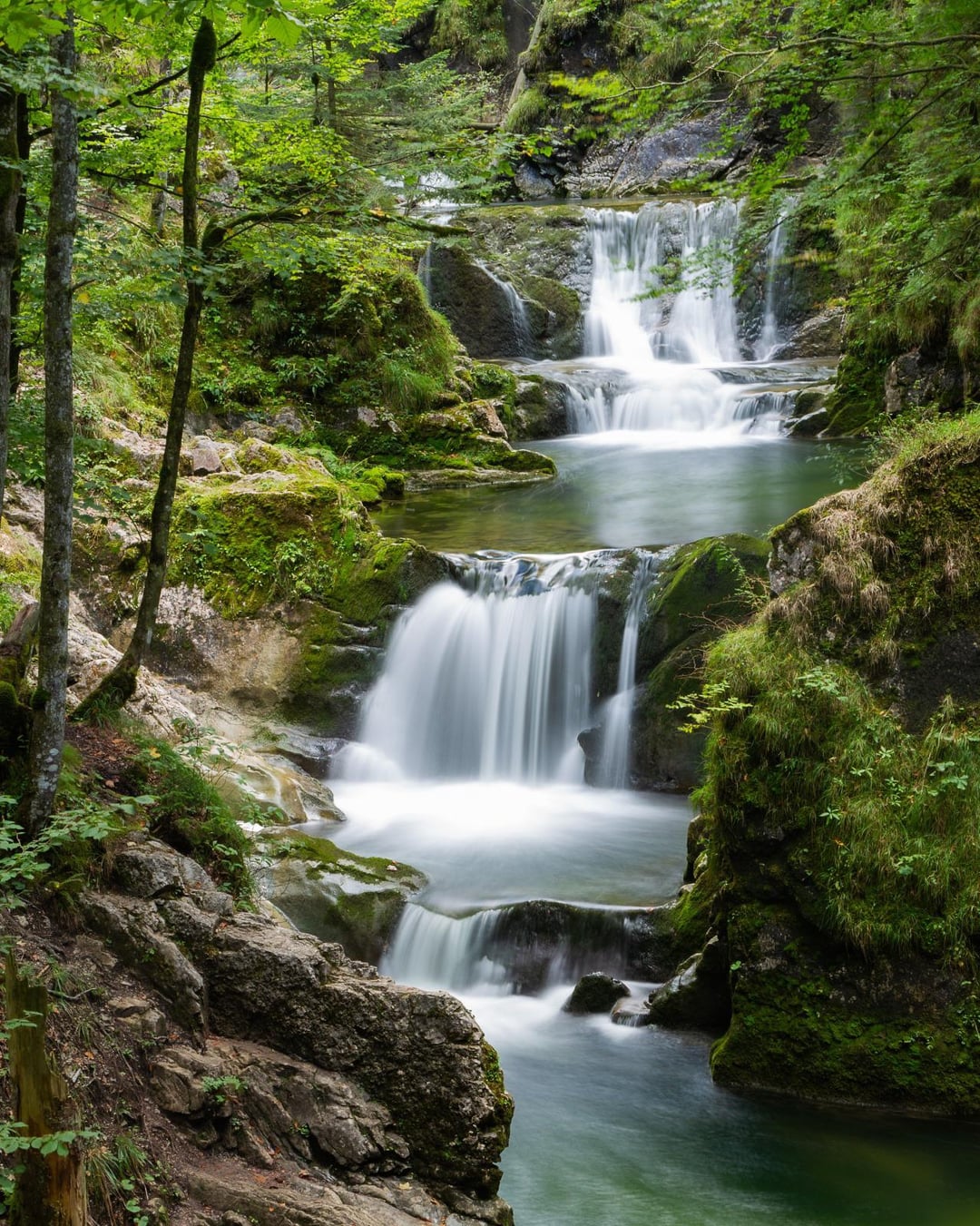 Saw a waterfall, even though it was freezing, couldn’t pass on a dip ...