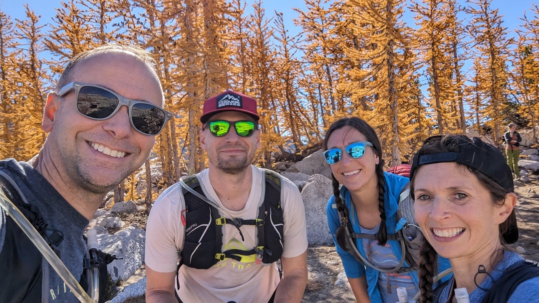 Finally completed the Enchantments Traverse, the fall colors are unreal ...