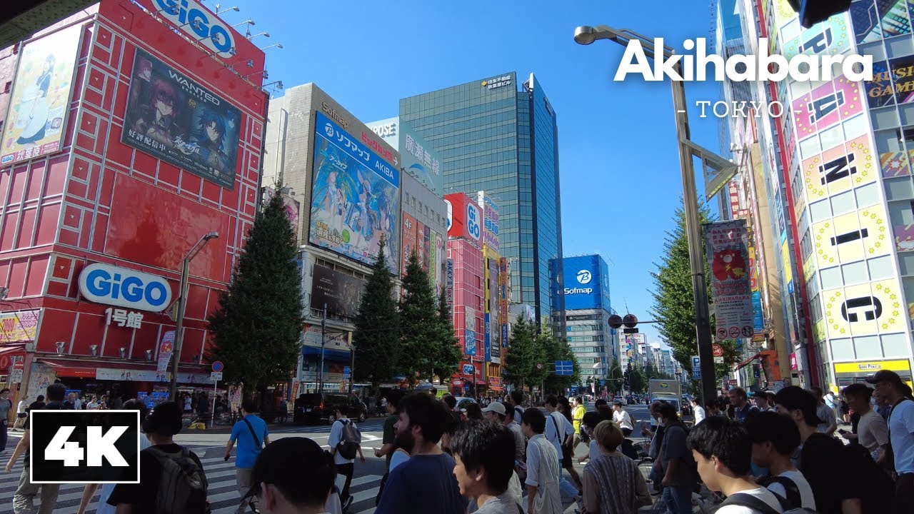 Exploring Tokyo's Anime & Tech Hotspot! || Akihabara [4K] Ambient Walk ...