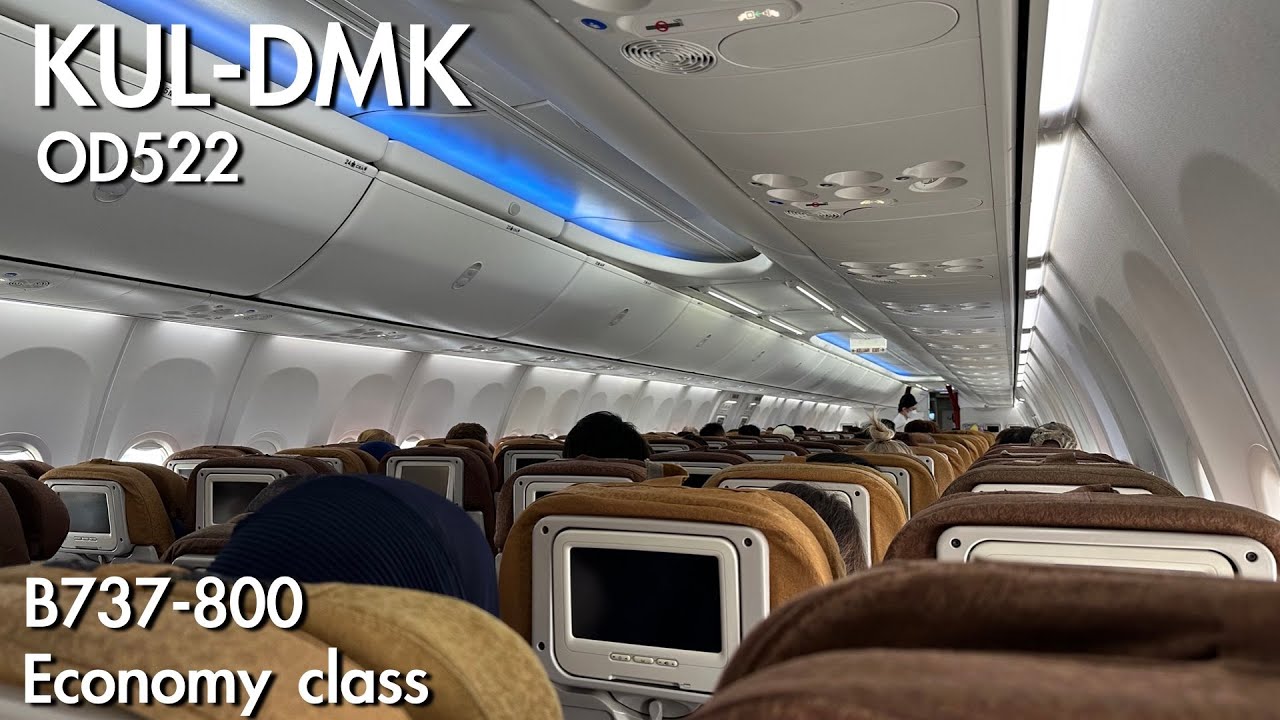 Batik Air Malaysia OD522 B737-800 Kuala Lumpur(KUL) to Bangkok(DMK ...