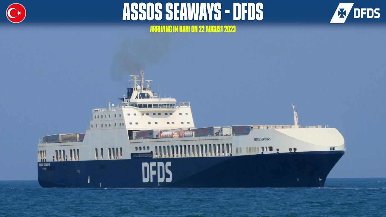 Arrival of RoRo ASSOS SEAWAYS, Bari (DFDS) - HD 1080p - La Vie Zine