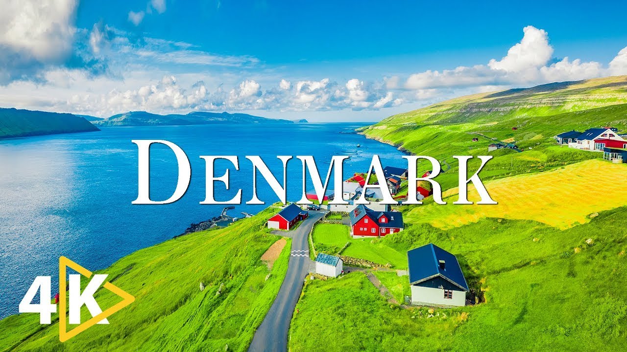 DENMARK (4K UHD) - Soft Piano Music With Beautiful Natural Landscape ...
