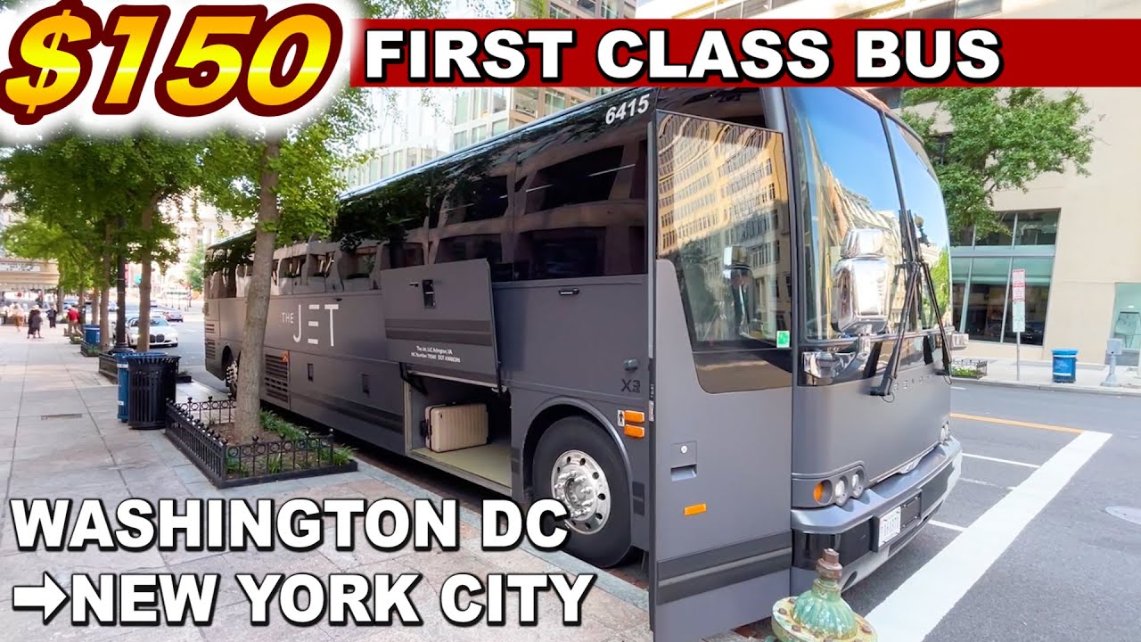 🇺🇸Riding the America's $150 FIRST CLASS Luxury Bus | The Jet ...