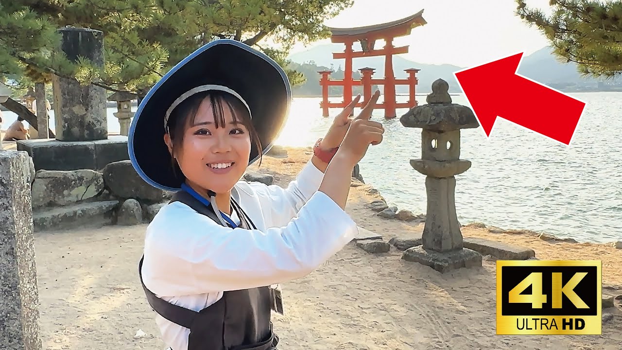 A cute Japanese girl Yu-chan guided me around the Miyajima by rickshaw😊| Miyajima, Hiroshima ...