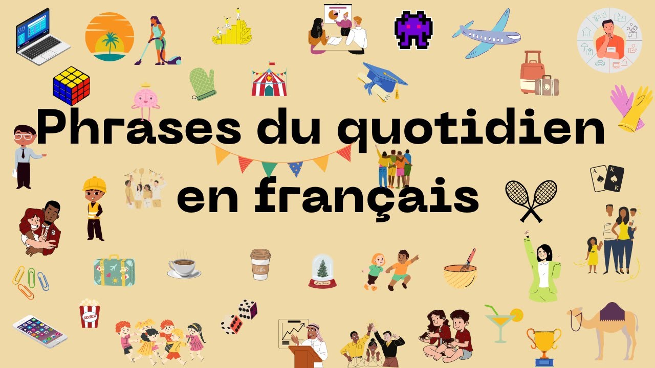 Apprend les phrases du quotidien en français avec doodie pour débutants ...