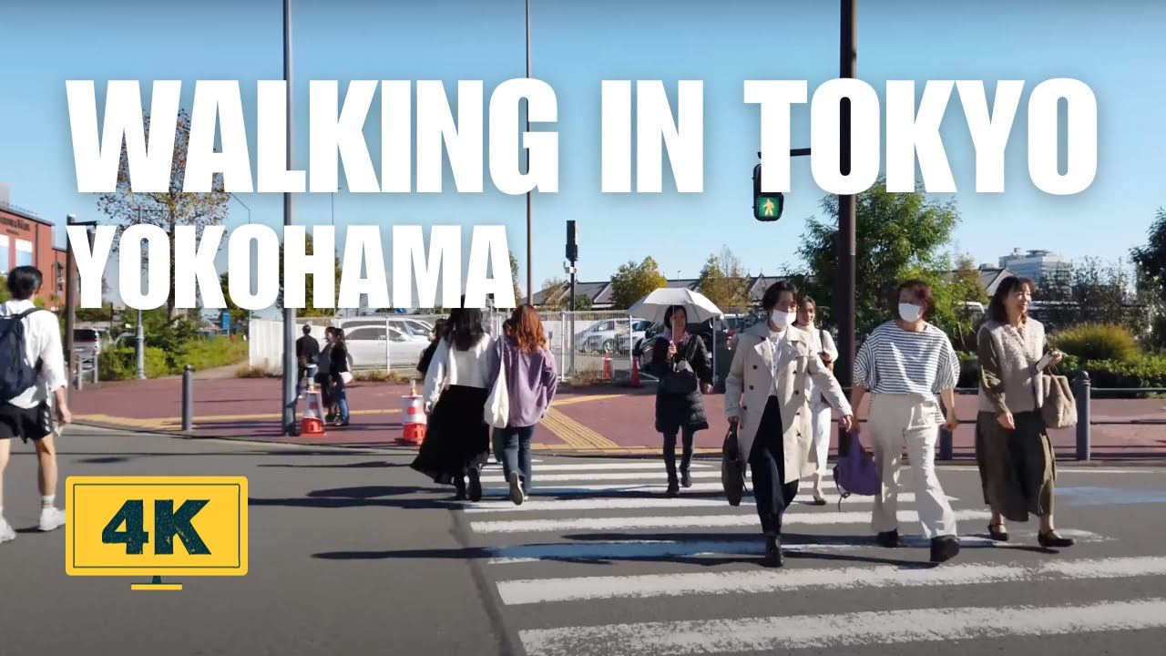 Walking In Tokyo - Yokohama Walking To Gundam Factory - Walking Tour in ...