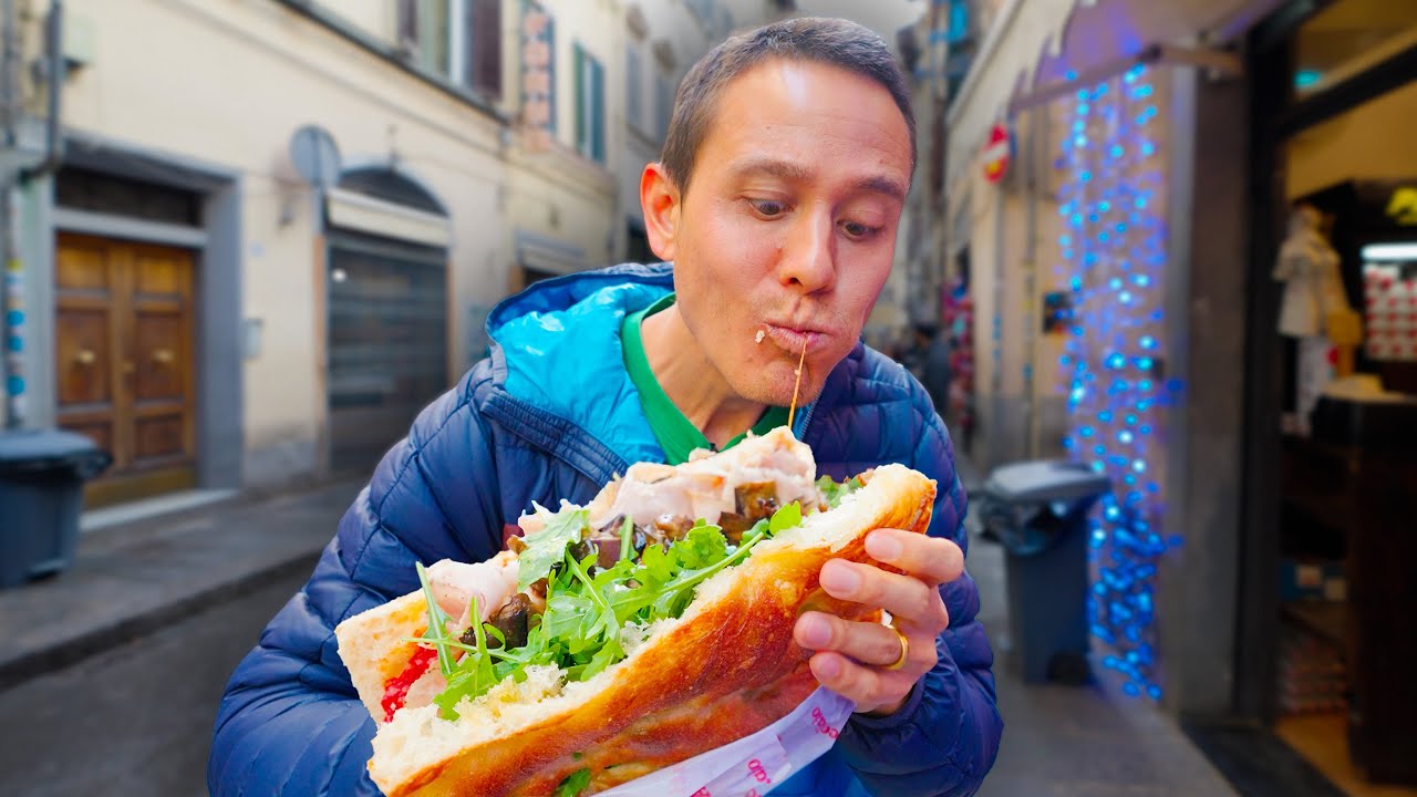 Italian Street Food!! 🥪 🇮🇹 World’s Most Famous Sandwich - Florence ...