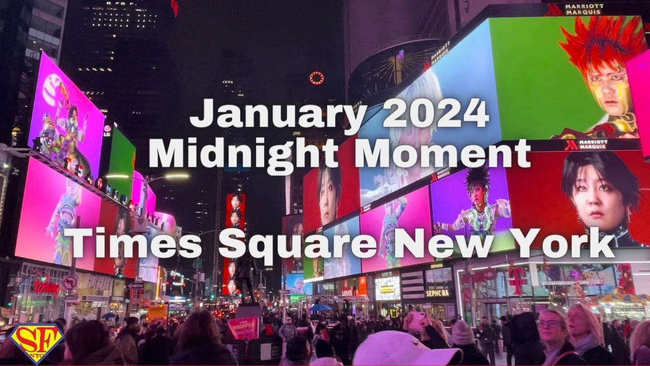 January 1, 2024 Times Square New York Midnight Moment - La Vie Zine