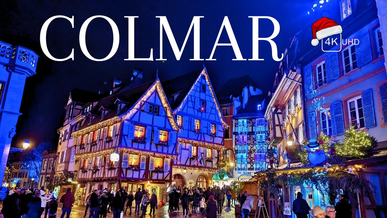 Luxurious COLMAR CHRISTMAS MARKET Walking Tour in 4K Winter Wonderland ...