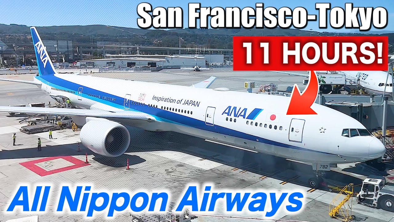 🇺🇸🇯🇵11-Hours in the ANA's Underrated Comfortable Seat (San Francisco→ ...