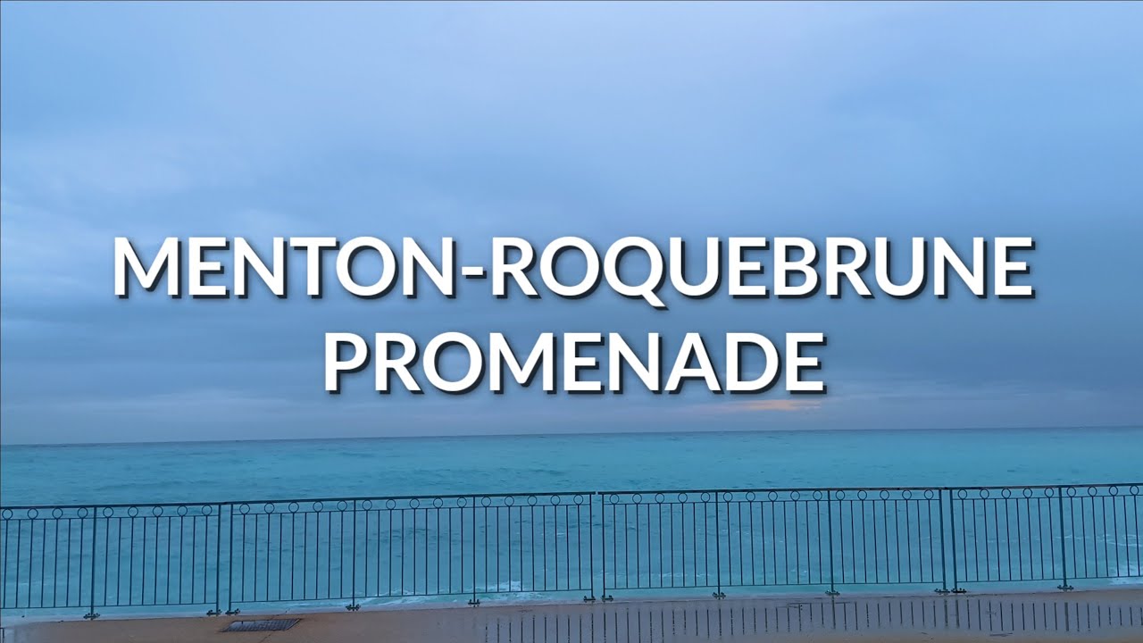 Menton-Roquebrune Promenade Cote d'Azur French Riviera Francuska ...