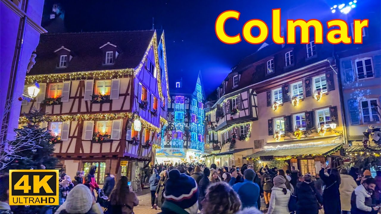 Colmar, France🇫🇷 - Colmar Walking Tour 2024 4K - The most Beautiful ...