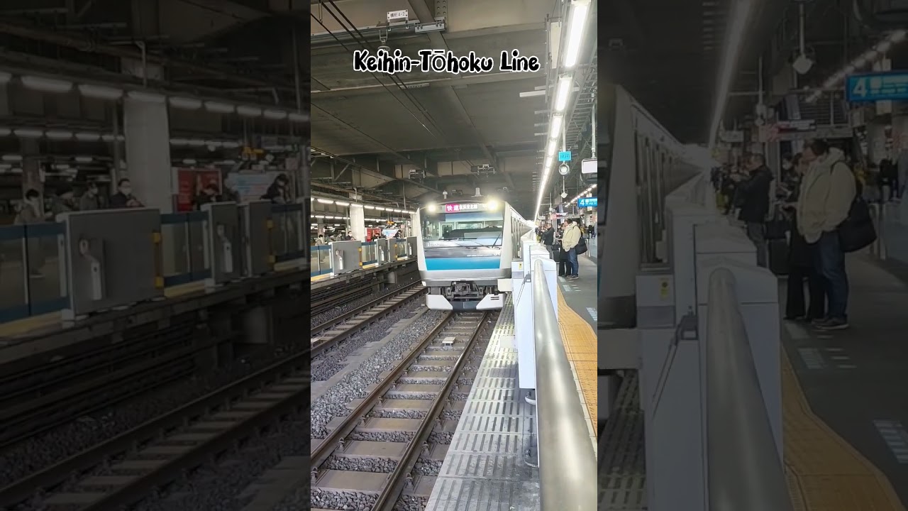Tokyo Train - Keihin Tohoku line #japanrailway #train #tokyotrip # ...