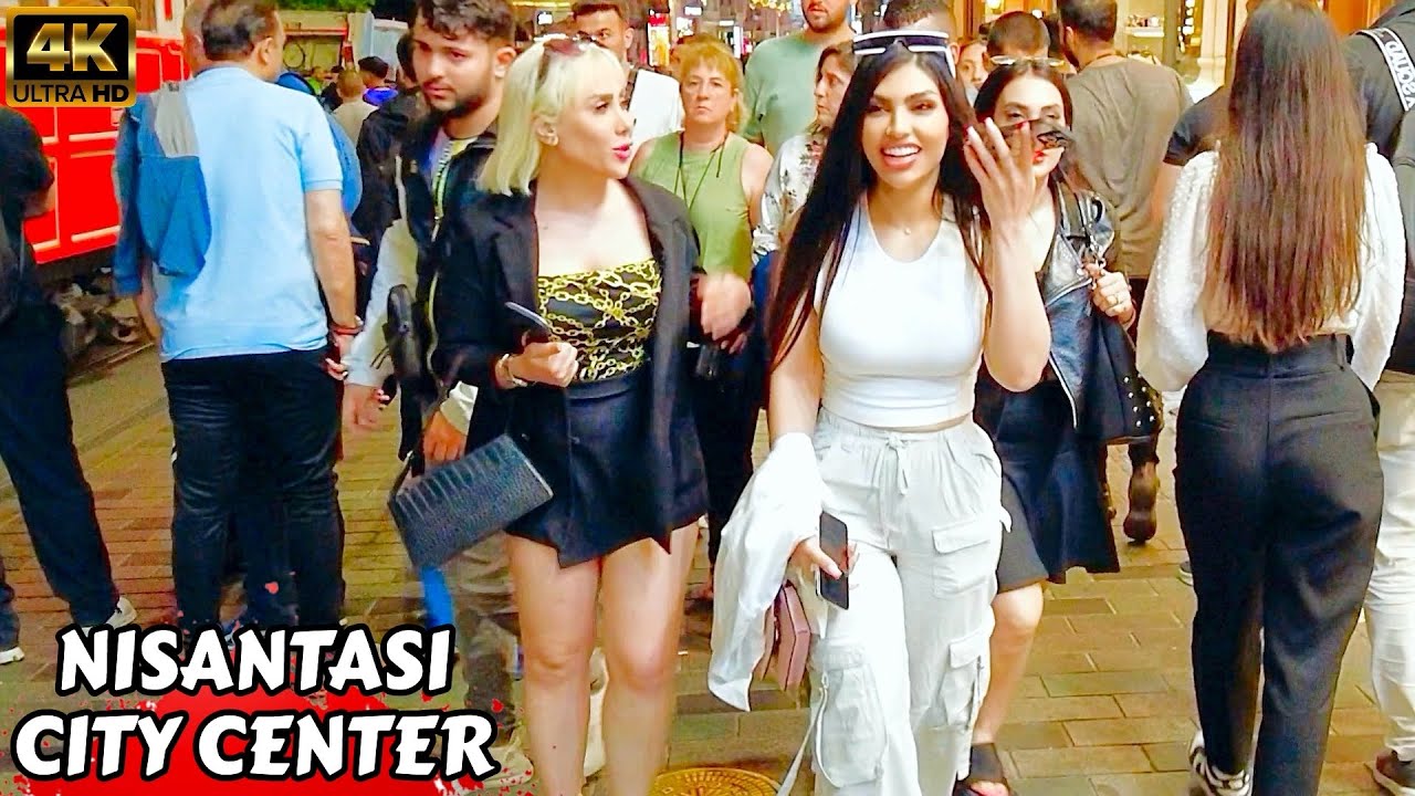 Turkey Istanbul 2024 Nisantasi Luxury District Istiklal Avenue walking ...