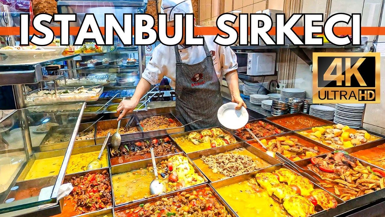 ISTANBUL TURKEY 2024 HEAVEN OF TURKISH DELICIOUS STREET FOODS SIRKECI ...