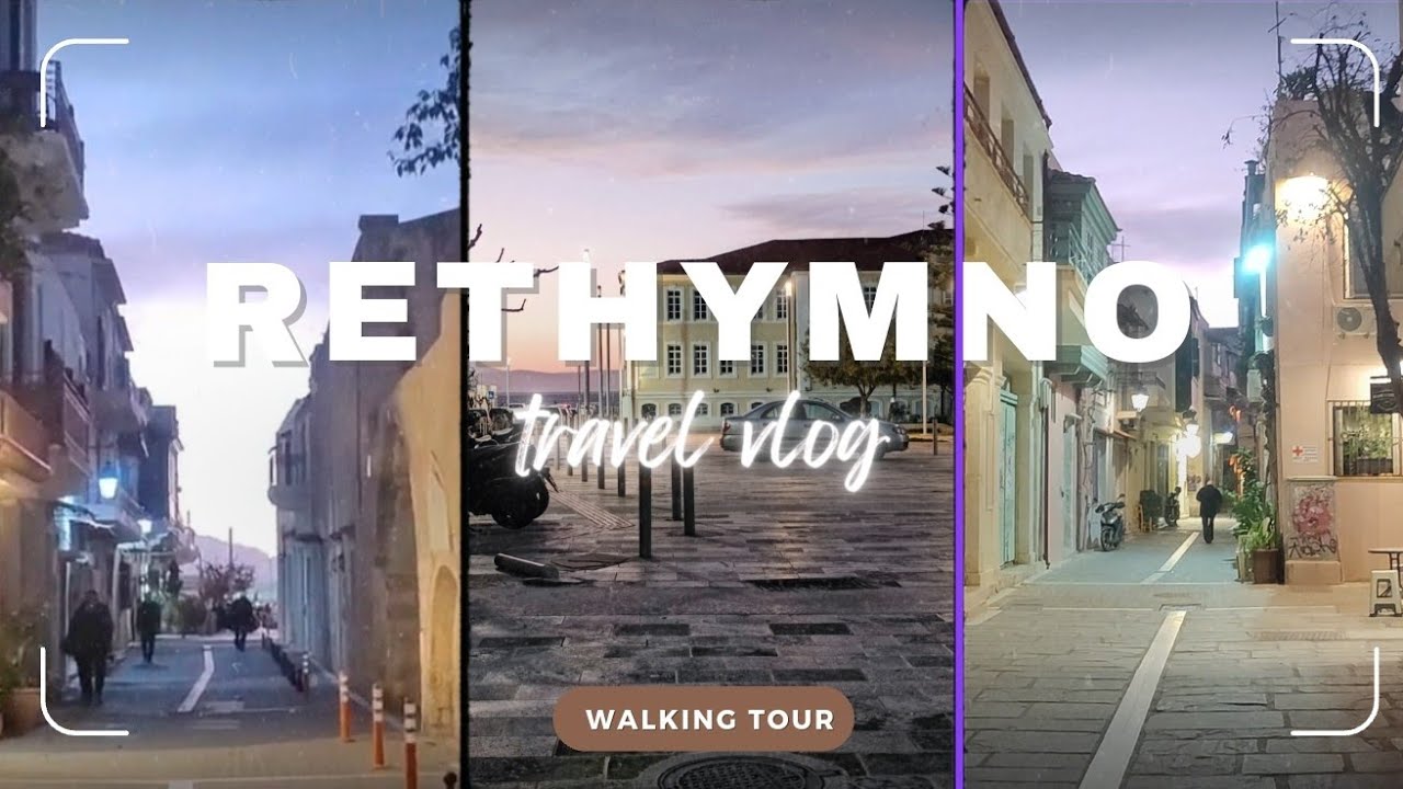 Rethymnon Walking tour, Spaziergang in der Altstadt, Kreta 2024, Crete ...