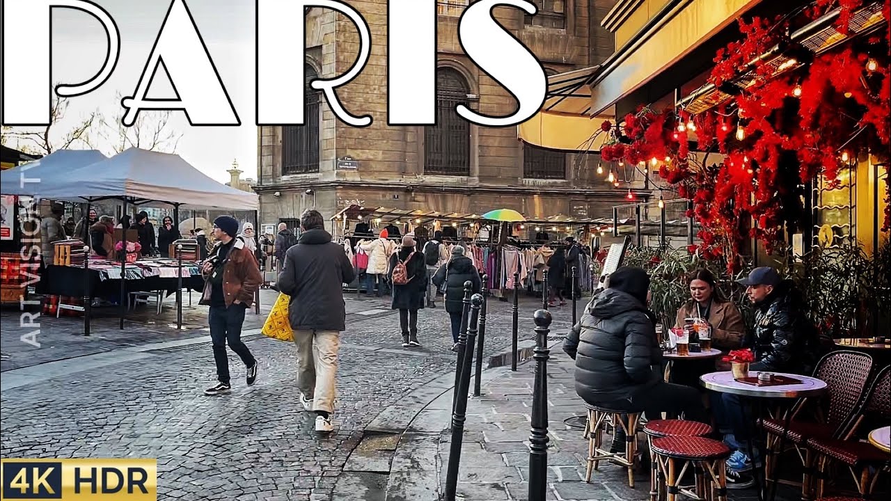 🇫🇷[PARIS 4K] WALK IN PARIS "WALK IN PARIS CENTER" (4K 60 FPS VERSION ...