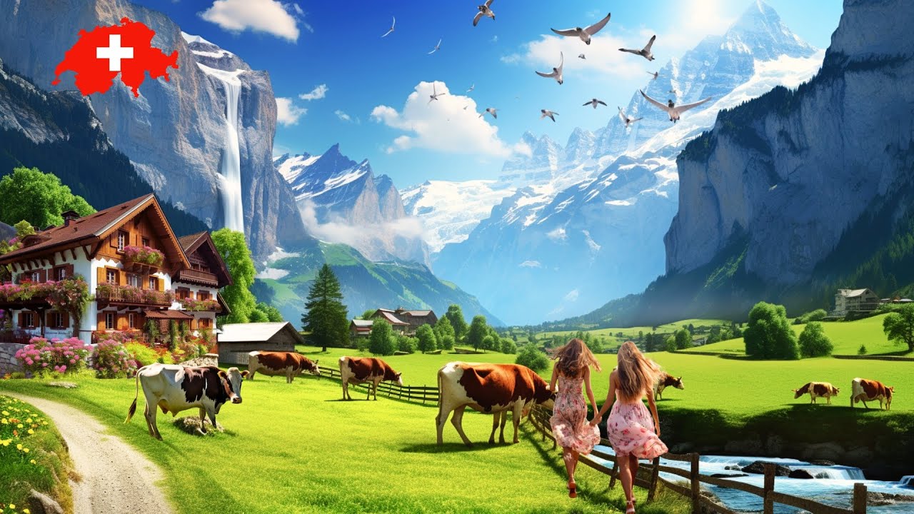 🇨🇭15 Most Beautiful Places in Switzerland🇨🇭Lauterbrunnen, Rhine Falls, Andermatt, Zermatt - La ...