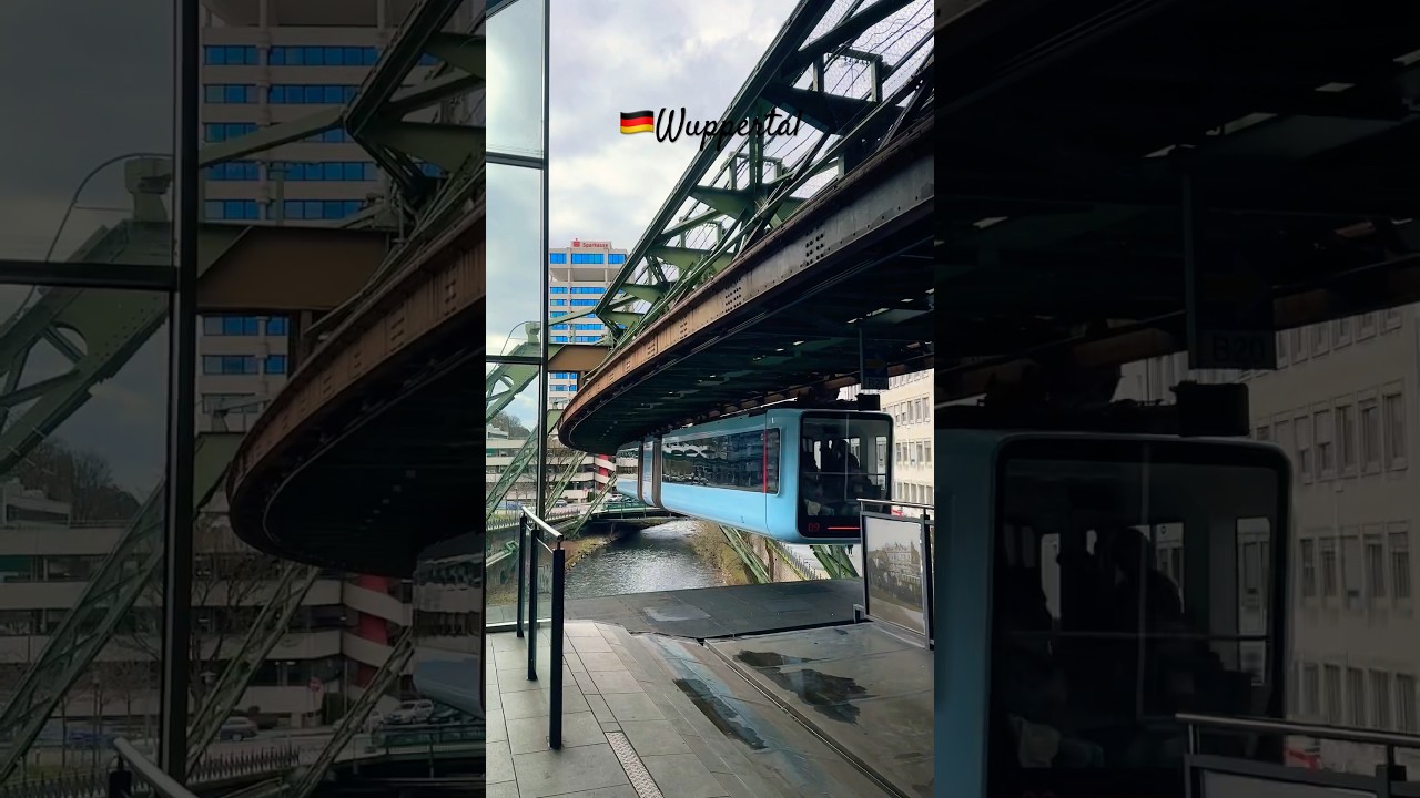 🇩🇪Wuppertal, Schwebebahn 💫 #wuppertal #schwebebahn #deutschland # ...