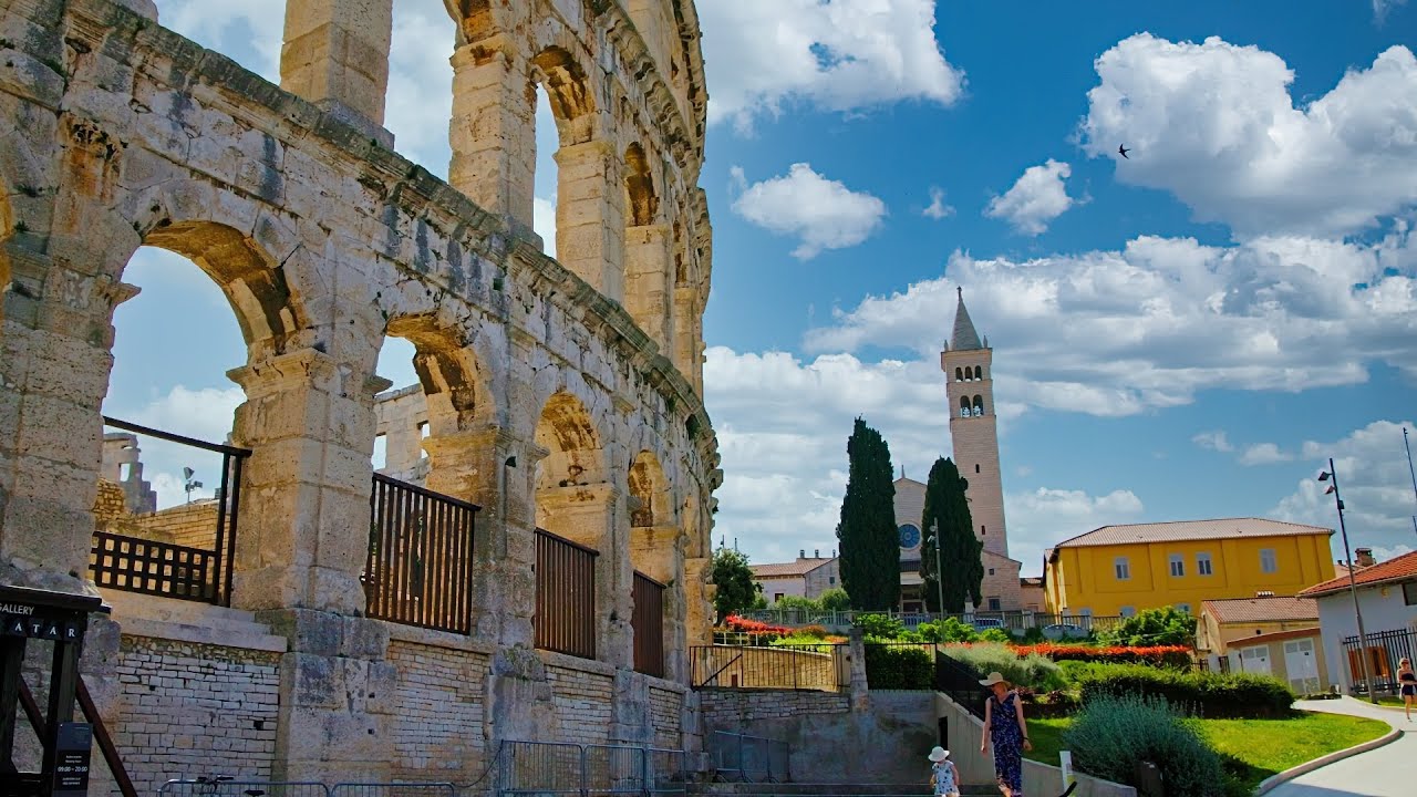 Pula Arena Roman amphitheaters Full Tour Museum - Church of Saint ...