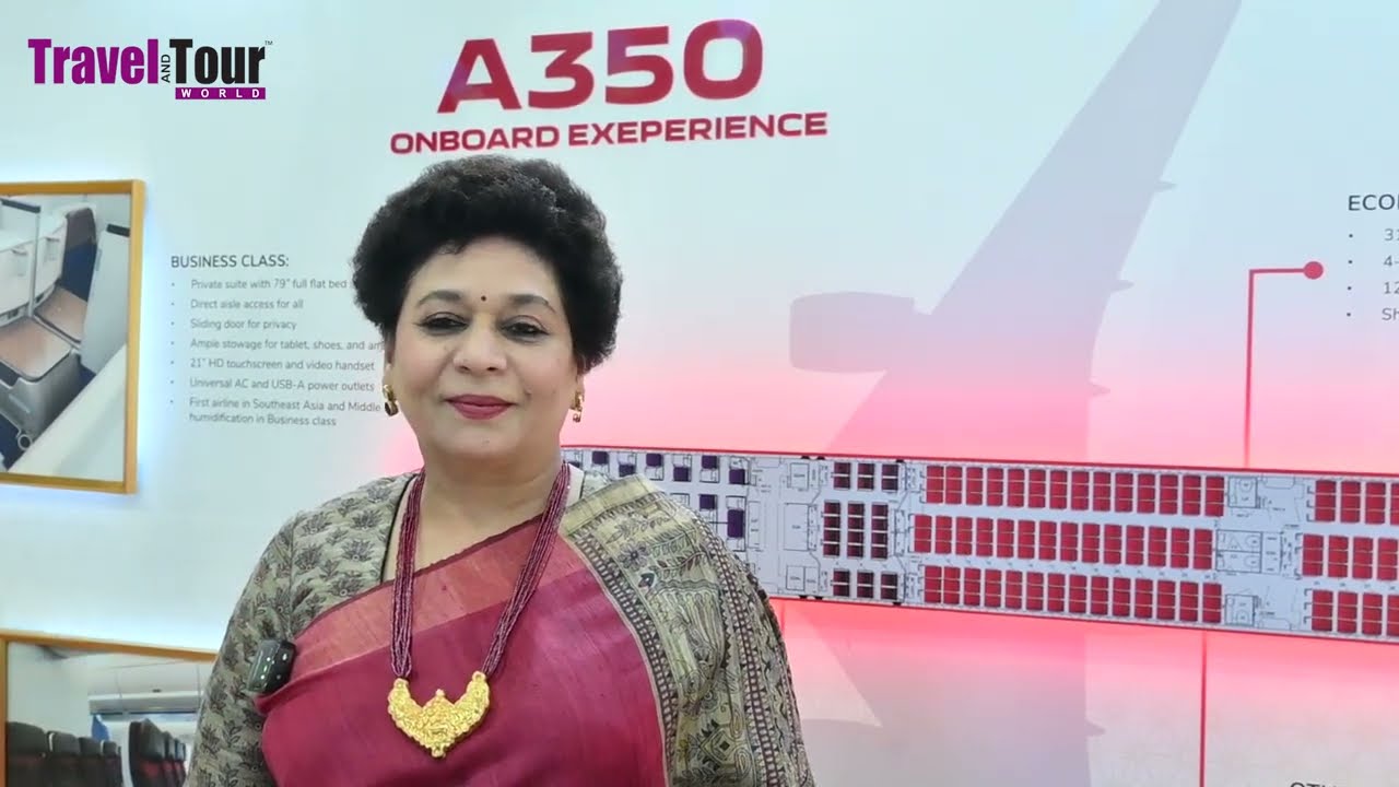 Sonia Bhalla from Air India shares all about A350 Onboard Experience at SATTE 2024 - La Vie Zine