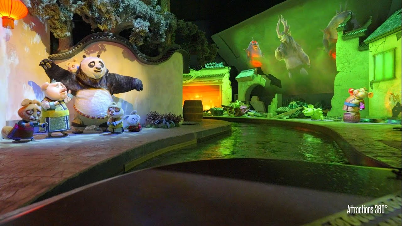 Kung Fu Panda RIDE with Animatronics | Dark Boat Ride | Universal ...
