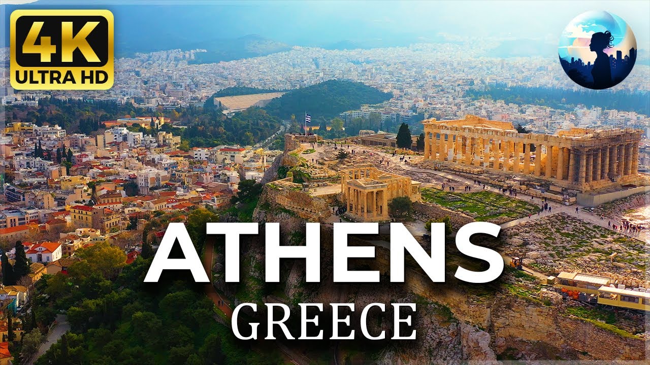 4K 🎥 Athens, Greece 🇬🇷 Relaxation 🍃 | Ancient Wonders & Modern Zen 🏛️ ...