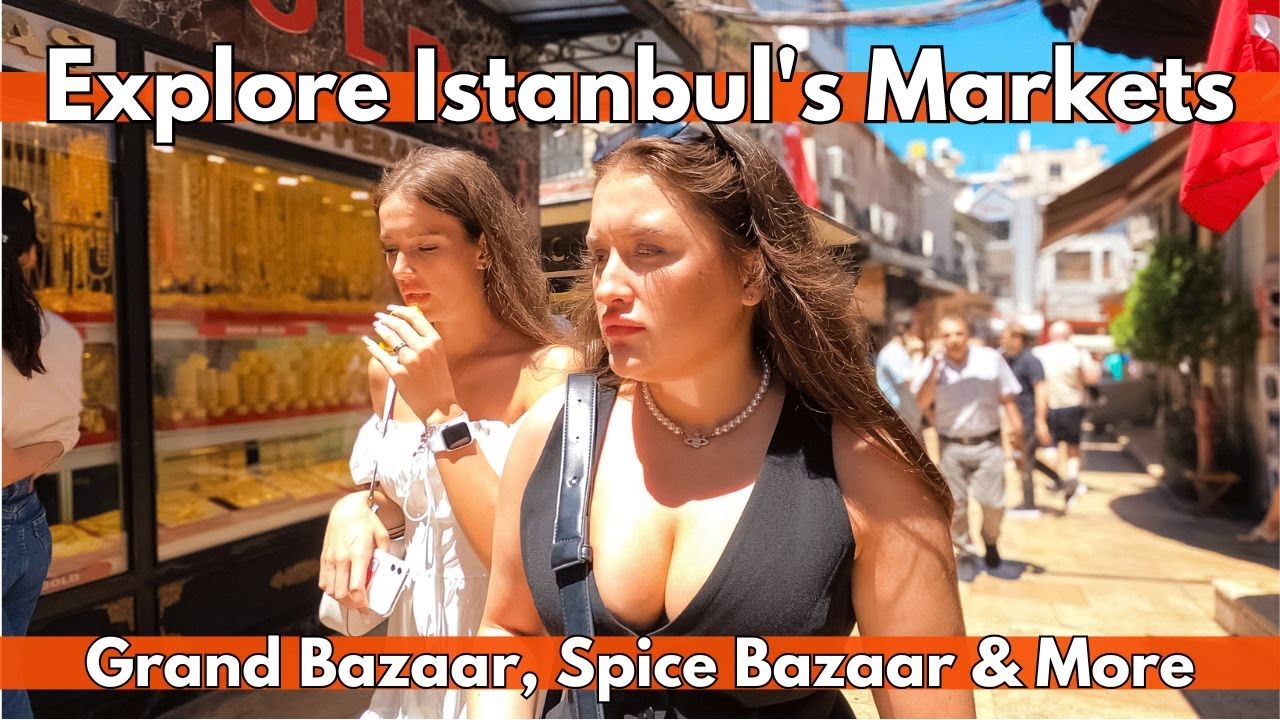 Istanbul Turkey City Center 4K Walking Tour: Grand Bazaar, Eminonu, Turkish Market,Old Town Tour ...