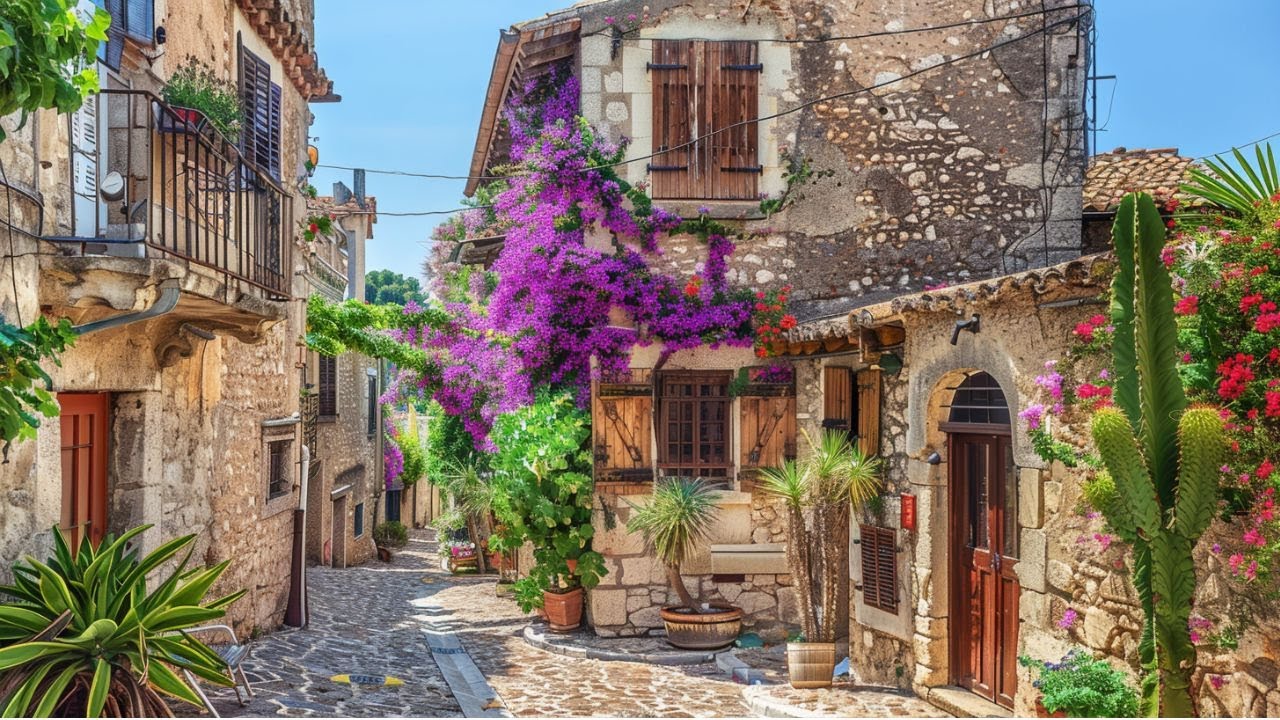 Cagnes-sur-Mer, France 😍 🇫🇷 Beautiful Village in the French Riviera 🌸 ...
