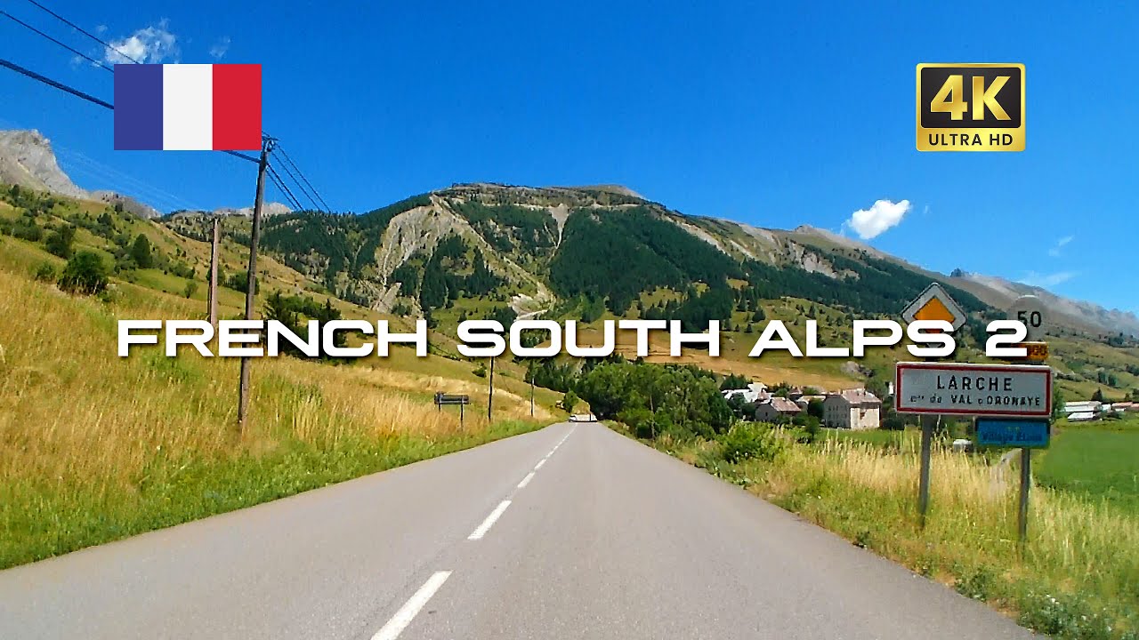 Relaxing Scenic Drive in French South Alps | 4K 60fps - La Vie Zine