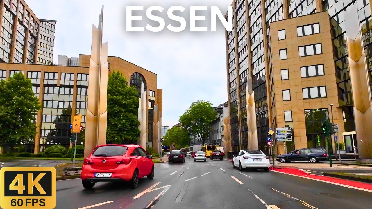 Driving Tour 4K: Essen Germany 2024 🇩🇪 | City Travel & Sightseeing Tour ...