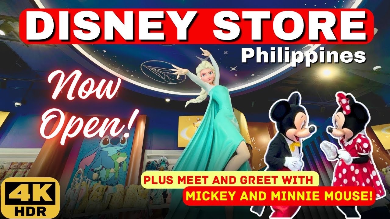 DISNEY Store Philippines Now Open! Plus Meet & Greet with Mickey and ...